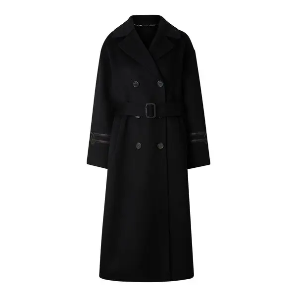 Bogner Terese Double-faced Wool Coat - Black