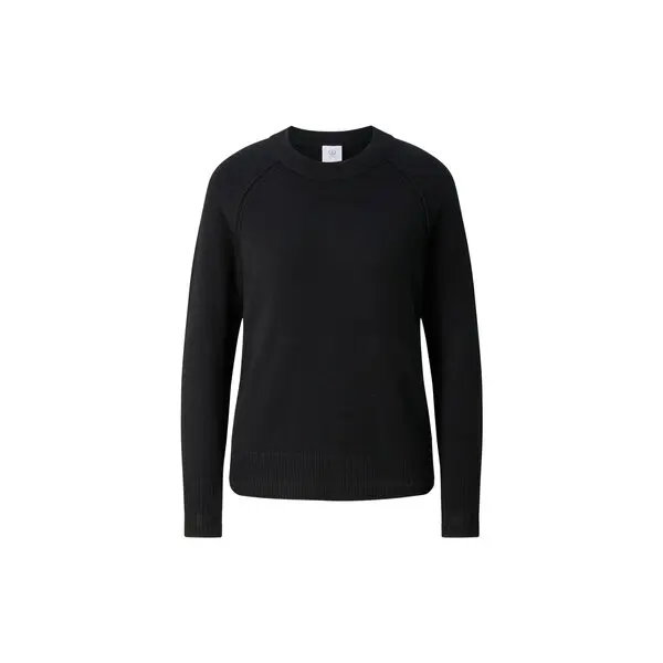 Bogner Vanessa Pure New Wool Cashmere Pullover - Black
