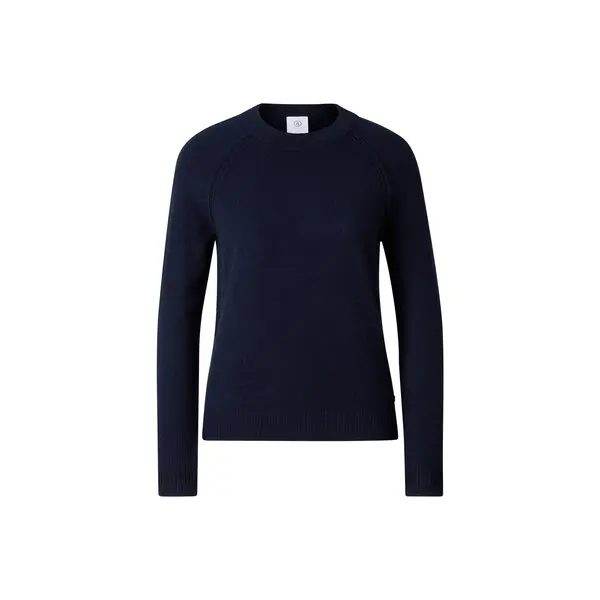 Bogner Vanessa Pure New Wool Cashmere Pullover - Navy