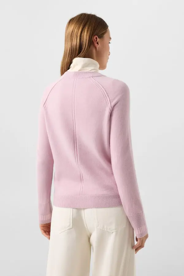 Bogner Vanessa Pure New Wool Cashmere Pullover - Rosé