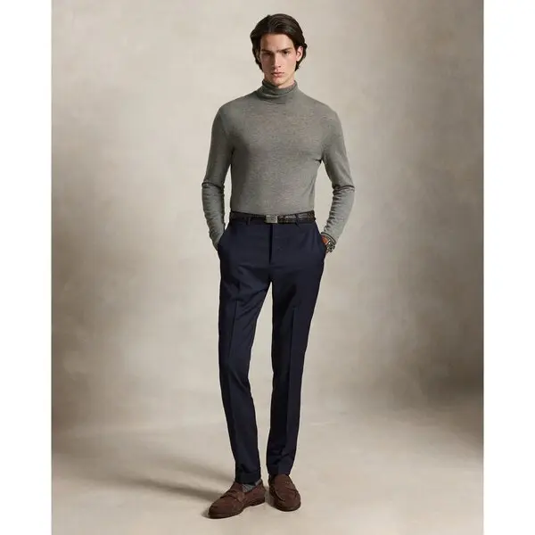 Ralph Lauren Slim Fit Wool Twill Trouser - Classic Navy