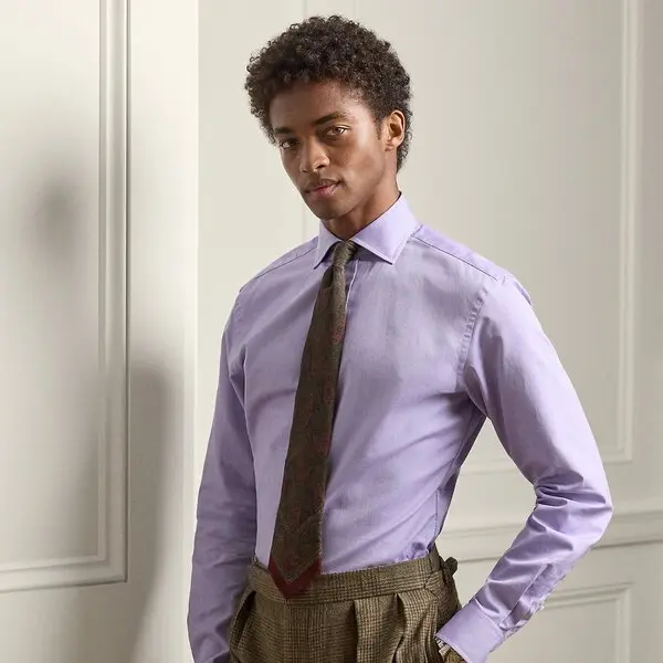 Ralph Lauren Pinpoint Oxford Shirt - Lavender