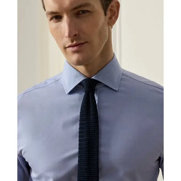 Ralph Lauren Pinpoint Oxford Shirt - Light Blue