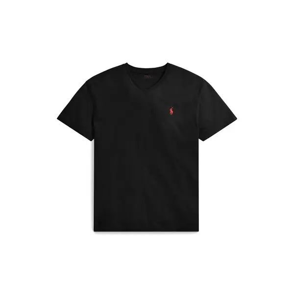 Ralph Lauren Classic Fit Jersey V-neck T-shirt - Rl Black