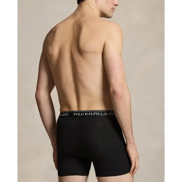 Ralph Lauren Cotton Wicking Boxer Brief 5-pack - Black