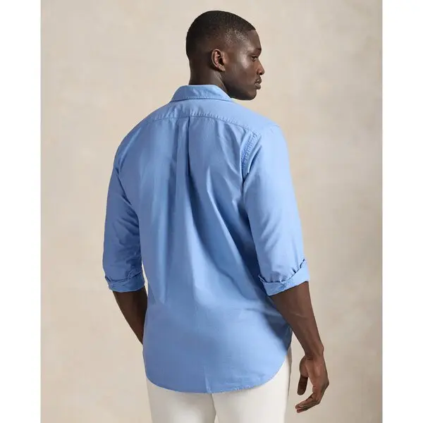 Ralph Lauren Garment-dyed Oxford Shirt - Bristol Blue