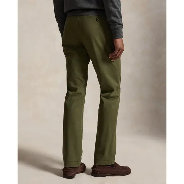 Ralph Lauren Stretch Straight Fit Washed Chino Pant - Canopy Olive