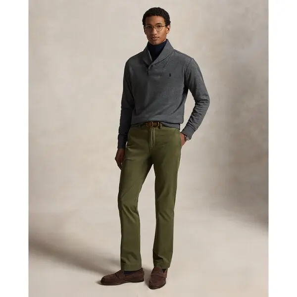 Ralph Lauren Stretch Straight Fit Washed Chino Pant - Canopy Olive