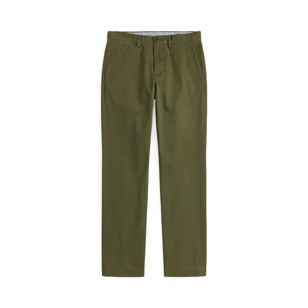Ralph Lauren Stretch Straight Fit Washed Chino Pant - Canopy Olive