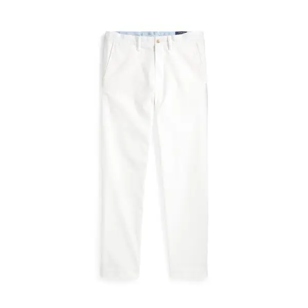 Ralph Lauren Stretch Straight Fit Washed Chino Pant - Ceramic White