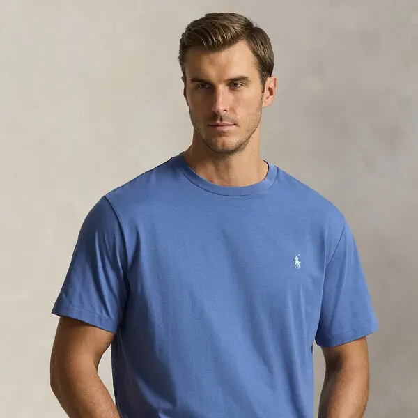 Ralph Lauren Jersey Crewneck T-shirt - Carson Blue