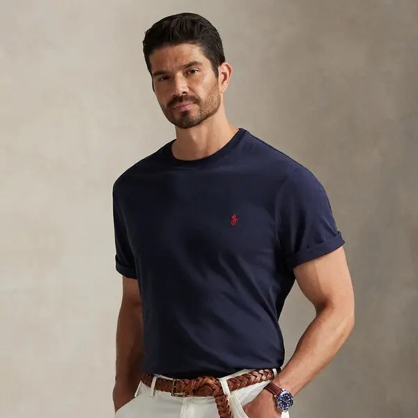 Ralph Lauren Jersey Crewneck T-shirt - Ink