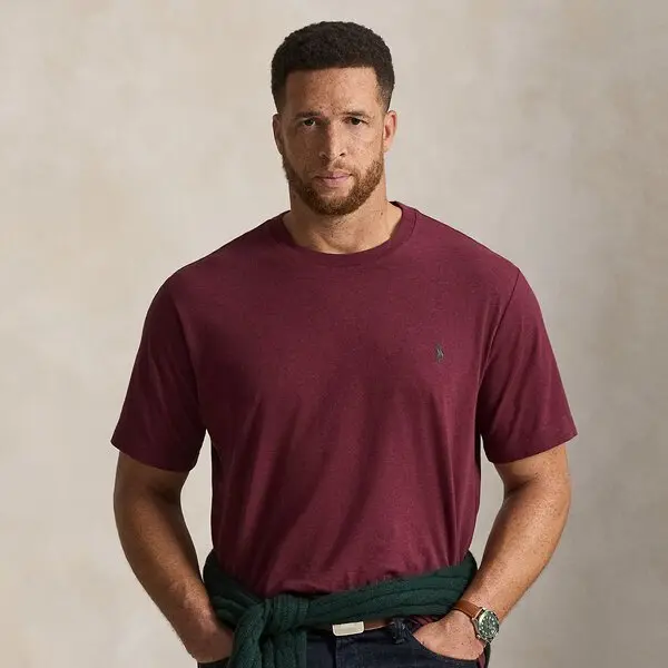Ralph Lauren Jersey Crewneck T-shirt - Spring Wine Heather