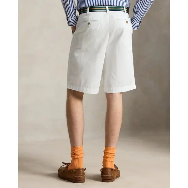 Ralph Lauren 10-inch Relaxed Fit Chino Shorts - White