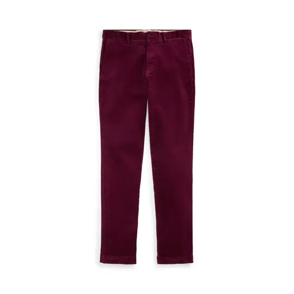 Ralph Lauren Andover Slim Fit Stretch Corduroy Pants - Ruby
