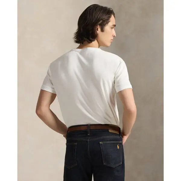 Ralph Lauren Classic Fit Soft Cotton Crewneck T-shirt - White