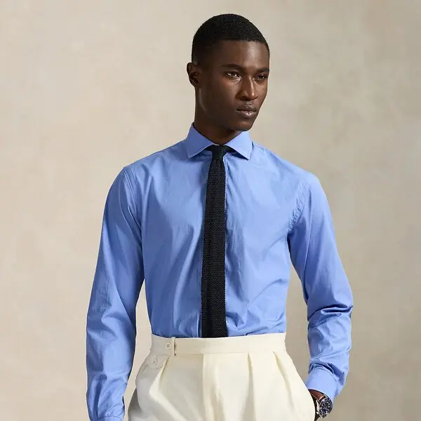 Ralph Lauren Custom Fit Poplin Shirt - Copen Blue