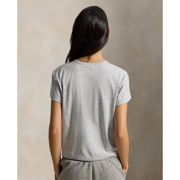 Ralph Lauren Classic Shrunken Fit Jersey Tee - Cobblestone Heather