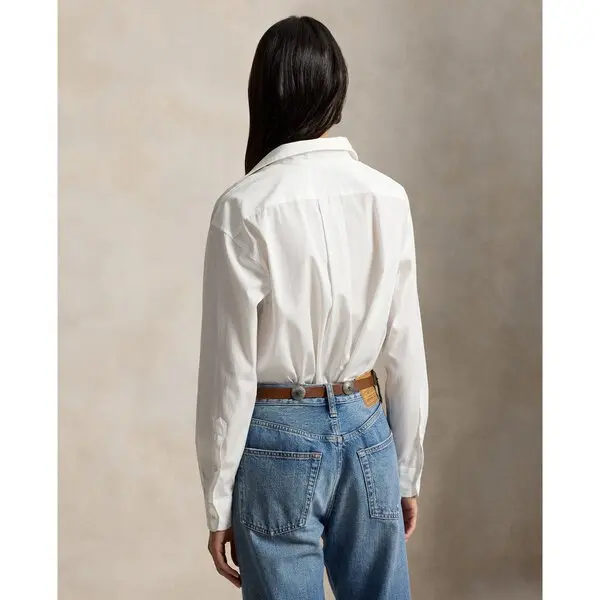Ralph Lauren Relaxed Fit Cotton Shirt With Embroidered Pony