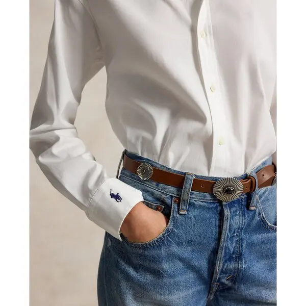 Ralph Lauren Relaxed Fit Cotton Shirt With Embroidered Pony