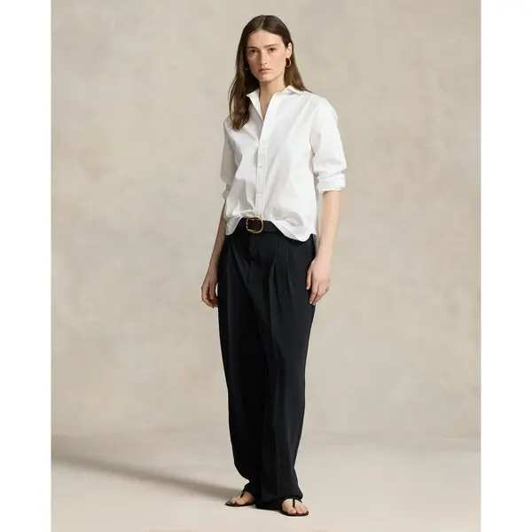 Ralph Lauren Relaxed Fit Cotton Shirt With Embroidered Pony