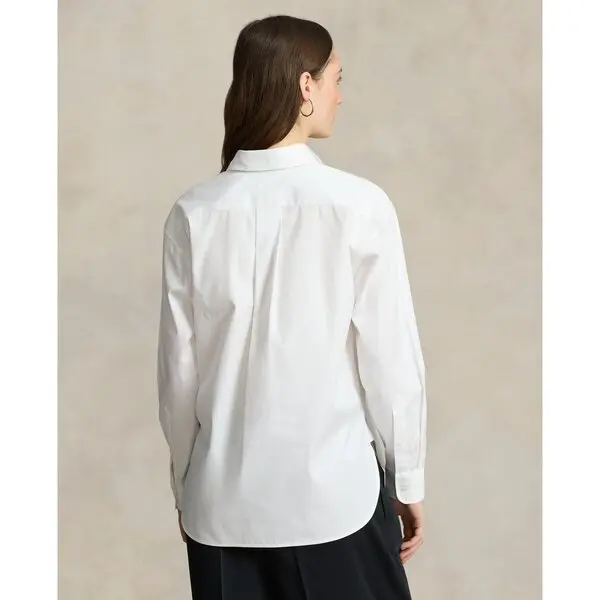 Ralph Lauren Relaxed Fit Cotton Shirt With Embroidered Pony