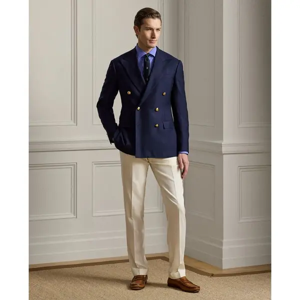 Ralph Lauren Handmade End-on-end Shirt - Copen Blue