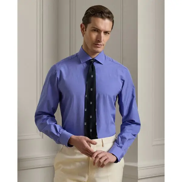 Ralph Lauren Handmade End-on-end Shirt - Copen Blue