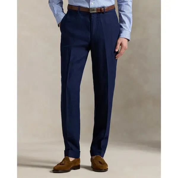 Ralph Lauren Linen Suit Trouser - Navy