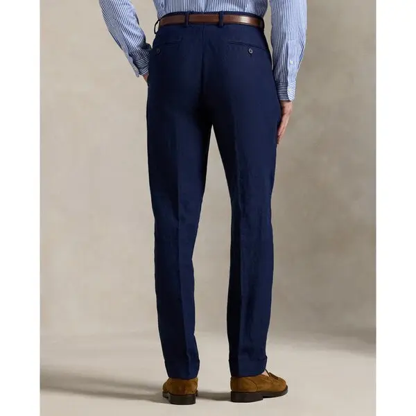 Ralph Lauren Linen Suit Trouser - Navy