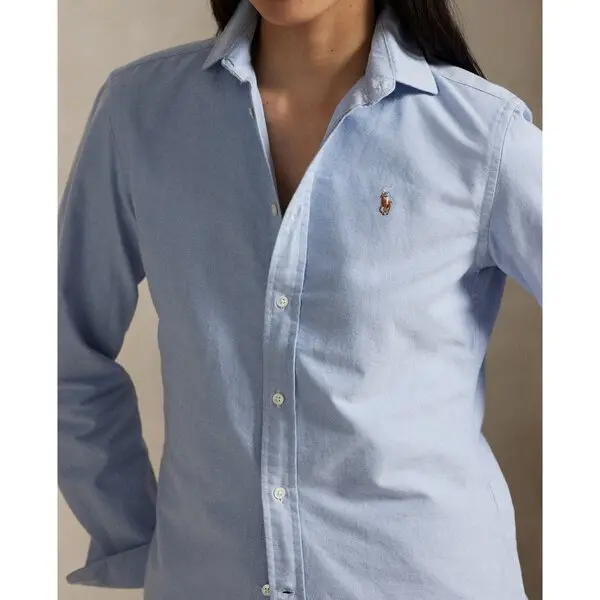 Ralph Lauren Slim Fit Oxford Shirt - Blue
