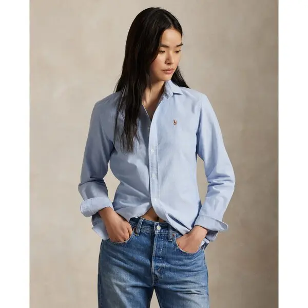 Ralph Lauren Slim Fit Oxford Shirt - Blue