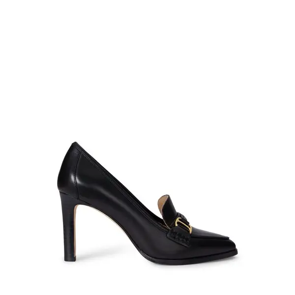 Ralph Lauren Tasha Leather Pump - Black