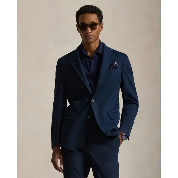 Ralph Lauren Polo Soft Tailored Fit Chino Sport Coat - Bright Navy