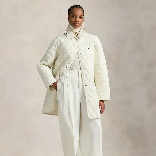 Ralph Lauren Quilted Barn Jacket - Cream