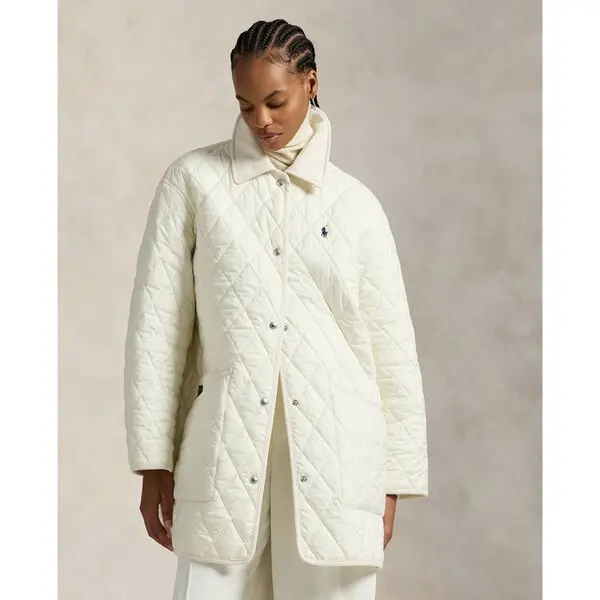 Ralph Lauren Quilted Barn Jacket - Cream