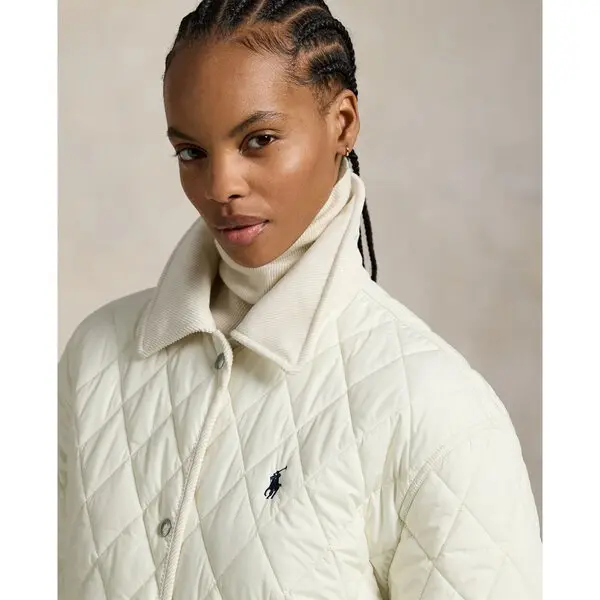 Ralph Lauren Quilted Barn Jacket - Cream