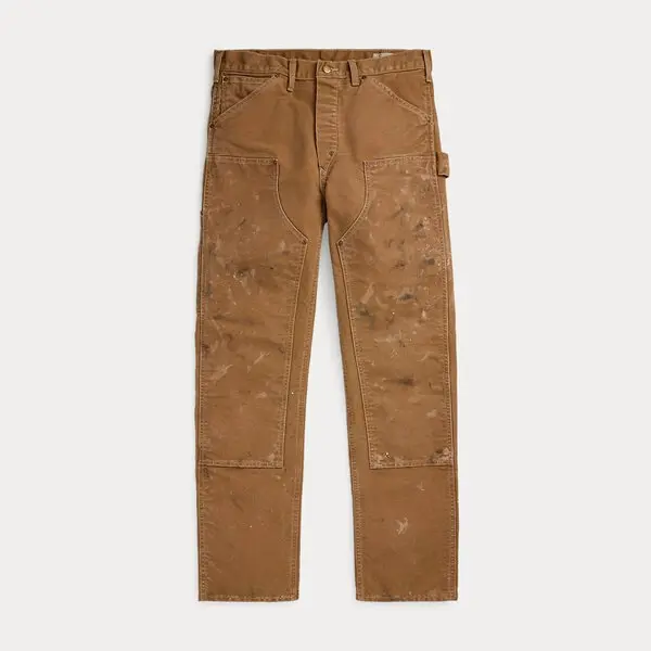Ralph Lauren Engineer Fit Distressed Carpenter Pant - Khaki