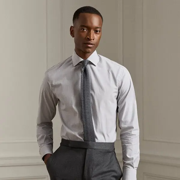 Ralph Lauren Mini-glen Check Twill Shirt - Grey