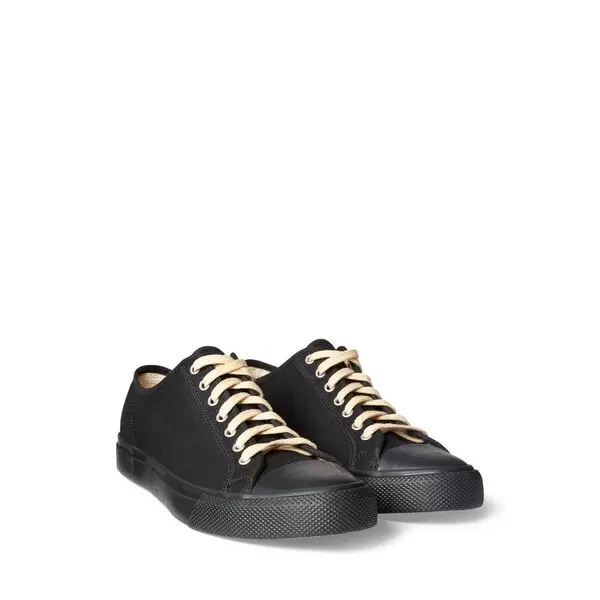 Ralph Lauren Canvas Sneaker - Black