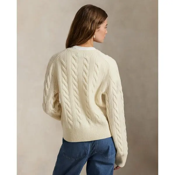 Ralph Lauren Cable-knit Wool-cashmere Cardigan