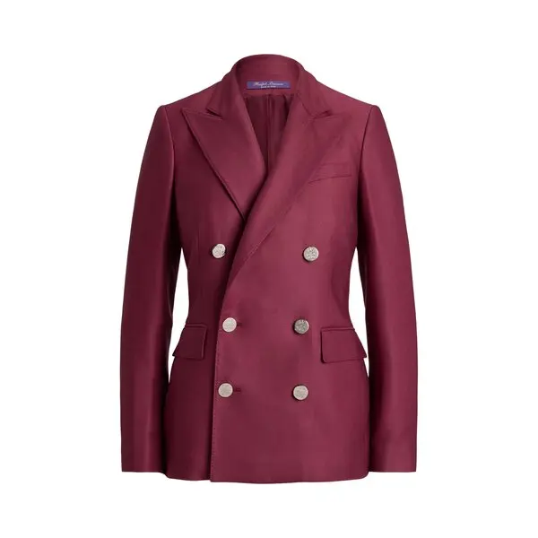 Ralph Lauren Camden Double-breasted Cashmere Jacket - Carmine