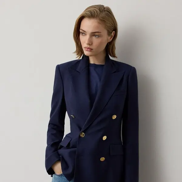 Ralph Lauren Camden Cashmere Jacket - Navy