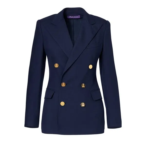 Ralph Lauren Camden Cashmere Jacket - Navy
