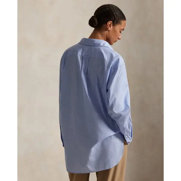 Ralph Lauren End-on-end Cotton Oversized Shirt