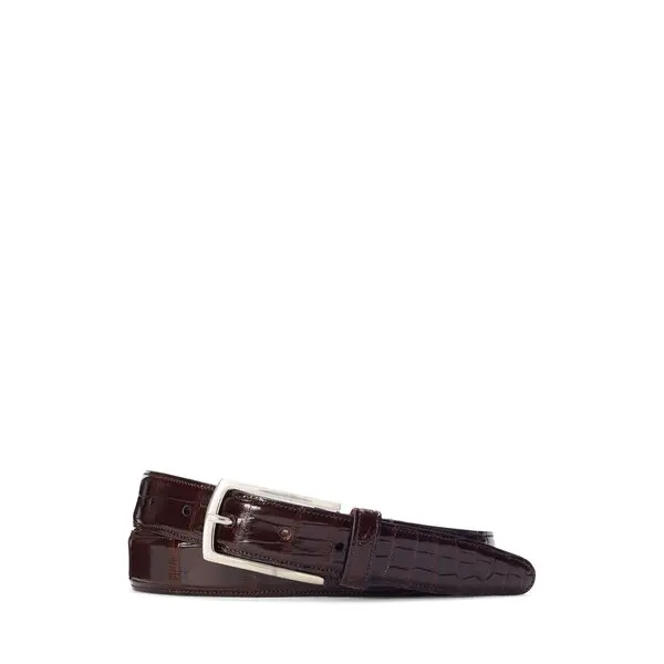 Ralph Lauren Alligator Belt - Brown