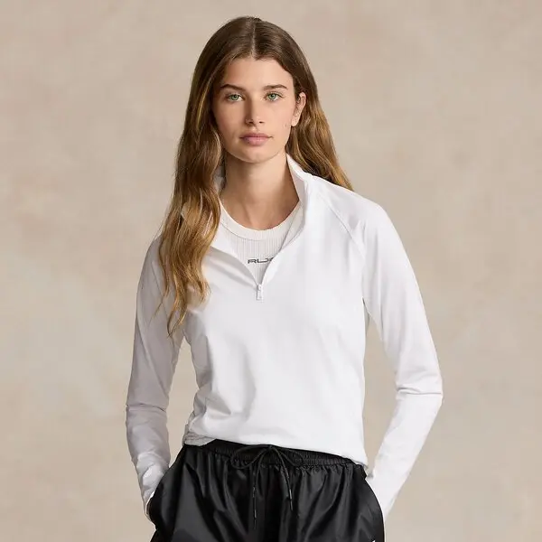 Ralph Lauren Stretch Jersey Quarter-zip Pullover