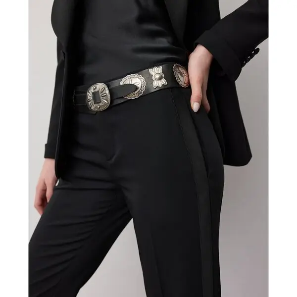 Ralph Lauren Seth Wool Crepe Tuxedo Pants