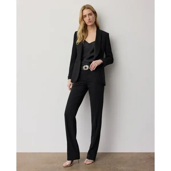 Ralph Lauren Seth Wool Crepe Tuxedo Pants