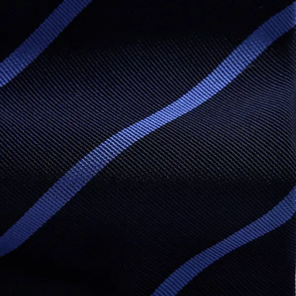 Ralph Lauren Striped Silk Repp Tie - Navy/blue